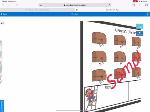 Articulation BOOM Card Deck: A Pirate's Life for Me Final /p/ | TPT