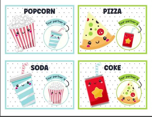 Valentines Pairing Cards (Classroom Partners) by They Call Me Queen B