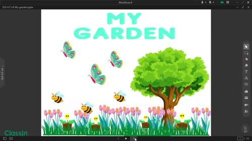 SL0-U7-L4 My Garden Interactive PPT Game by My Teeny Toddler | TpT