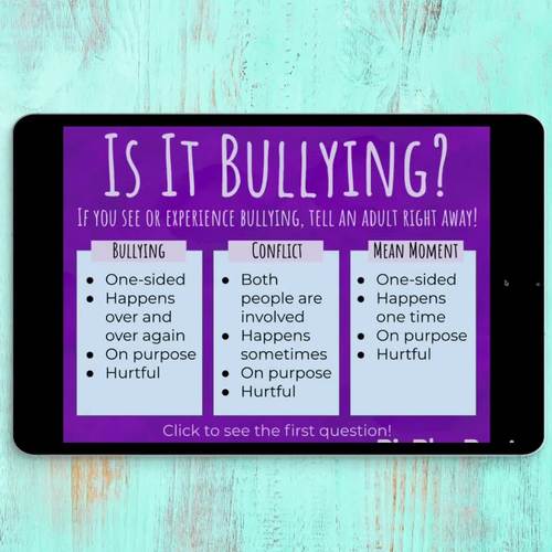 Is It Bullying Google Slides Activity For Bullying Prevention Lessons