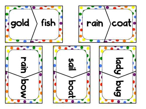 Compound Words Center & Worksheets by Joyful 4th | TpT