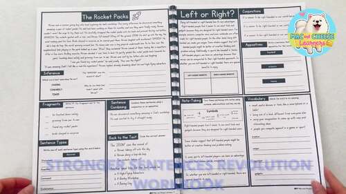 The Expository Writing Comprehension Spiral Review Workbook | BUNDLE ...