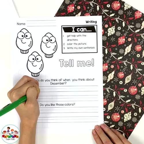 Kindergarten December Pack - Math, ELA, Reading, Writing by Teaching ...
