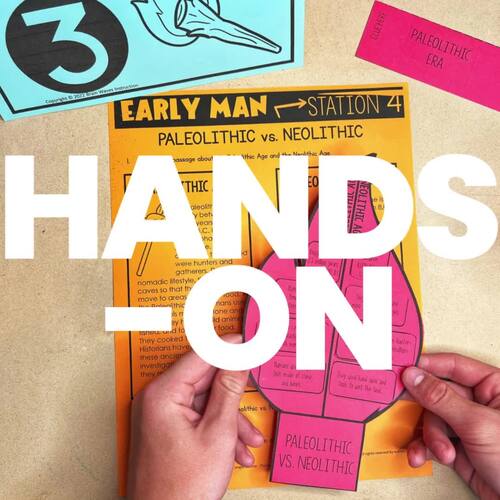 Early Humans Stations + Project – Paleolithic, Neolithic, Civilization ...