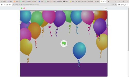 Scratch programming - balloon pop by BrainSTEM University - K-12 STEM Resources