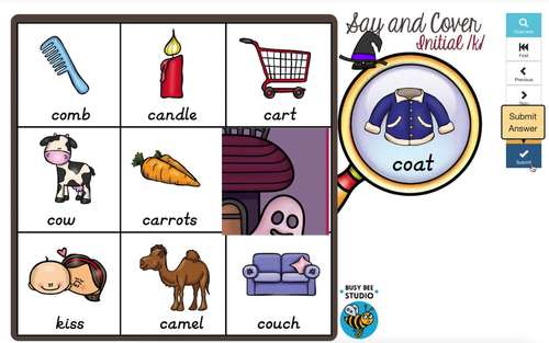 HALLOWEEN Articulation K Games Boom Cards for Speech Therapy by Busy ...