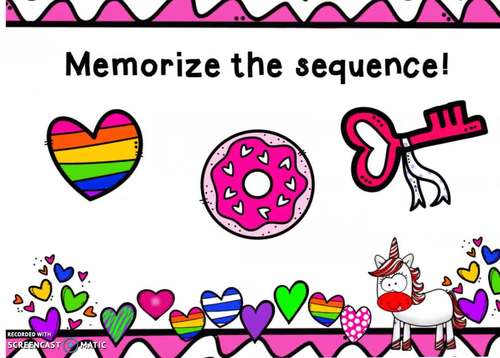 Memory Game Valentine's Day Boom Cards™ Distance Learning by Creating 4 ESL