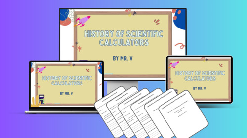 History Of Scientific Calculators by learnSTEMnow | TPT