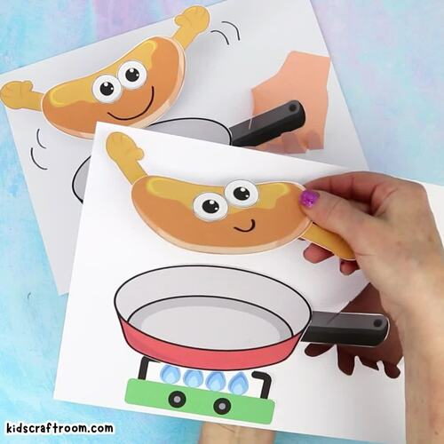 Flip A Pancake - 3D Pancake Day Craft - Shrove Tuesday Craft by Kids ...