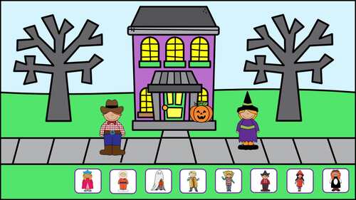 Make Three Silly Halloween Scenes | Interactive Slide Show | Early ...