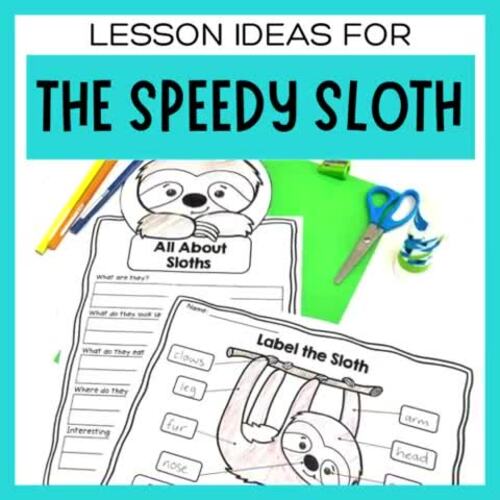 Teaching Ideas For The Speedy Sloth | NSS 2023 by Little Learner Hub