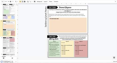 ELA Bell Ringers for Middle School 7th Grade Full Year | TPT