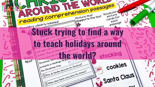 Christmas Around the World Reading Passages | Christmas Around the ...