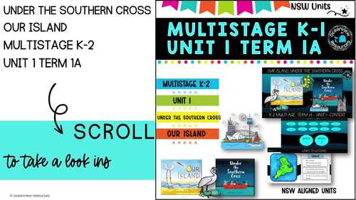 OUR ISLAND, SOUTHERN CROSS Multi-Stage K-2 Unit 1 comp B ENGLISH TERM ...