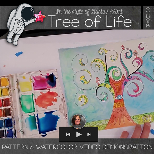 Gustav Klimt's Tree of Life- Creating you own Tree of Life - Video ...