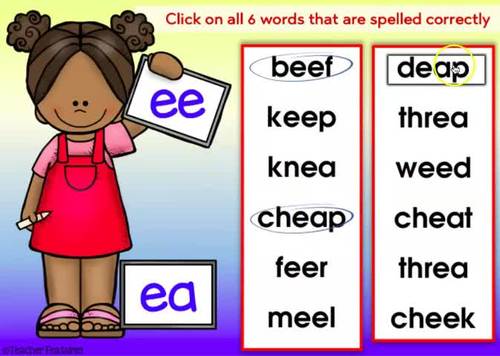 1st & 2nd Grade Phonics Review Games: Vowel Teams CVCE Digraphs with ...