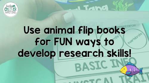 Ocean Animal Research Project Flip Book - Marine Biome Report | TPT