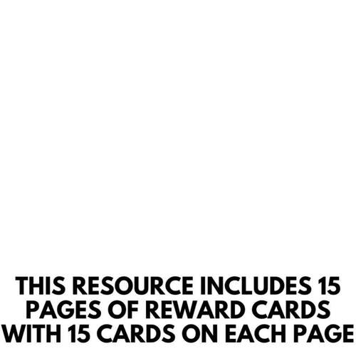 Editable Reward Cards for Positive Reinforcement or Incentives | Fall Theme