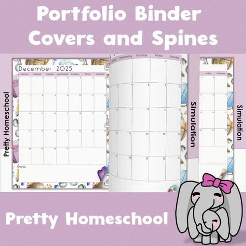 Printable and Editable Homeschool Binder Covers & Spines | 2025–2026