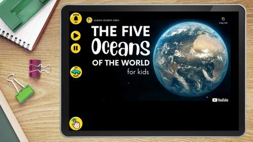 5 Oceans of the World LINKtivity® by The Classroom Nook | TPT