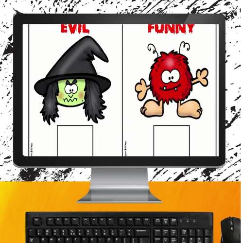 Halloween Adjectives (Interactive books, Worksheets, Boom Cards) by ...