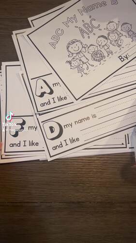 Get to Know You Class Alphabet Book - A Companion Project to A my name ...