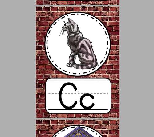 Wizard School Magic Alphabet Line & Number Posters | TPT