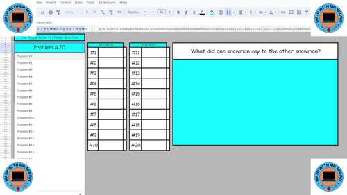 Rounding BUNDLE - Winter PIXEL ART Joke 4.NBT.3 Self Checking 72 Questions