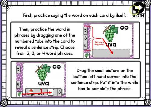 Spanish Artic & Phonology Flashcards: VCV Words + Phrases | Digital/No ...