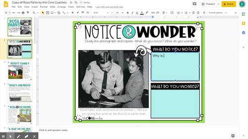 Rosa Parks Activities | Civil Rights Movement Unit | Printable & Digital