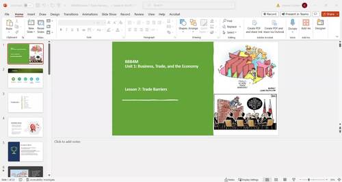 BBB4M INTERENATIONAL BUSINESS - Trade Barriers by Carlson's Classroom