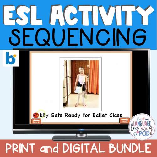 ESL / ESOL ACTIVITY | SEQUENCING by The Language Learning Pod | TPT