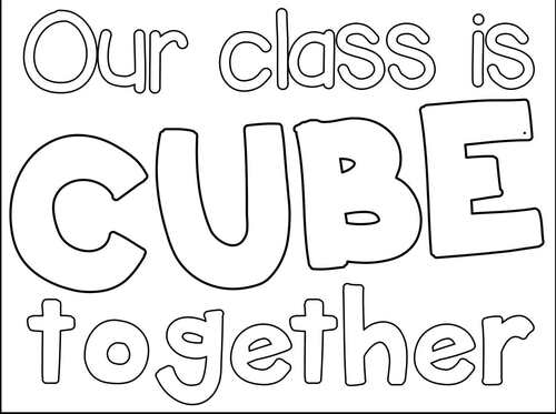 Rubik's Cube (Speed Cube) Back to School Bulletin Board- Twist & Turn ...