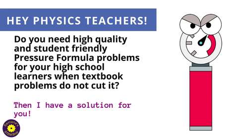 Pressure Formula Coloring Activity: Notes and Worksheets for High ...