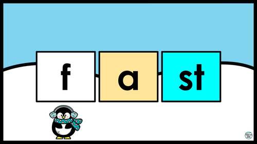 Winter Beginning & Ending Blends with Short Vowels | Digital CCVC & CVCC