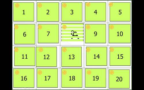 Alphabet Presentation - Memory Concentration Game - Grades K-1 - PowerPoint