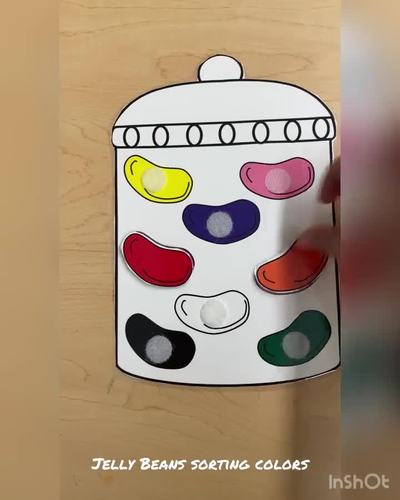 Sorting colors | Jelly Beans | Game by Rosa Restituyo | TPT