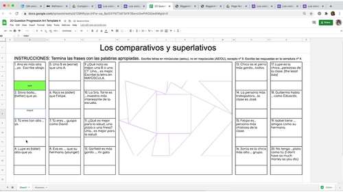 Comparisons in Spanish Comparatives and Superlatives Digital Mystery ...