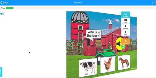 Match the Farm Animal Sound | Boom Cards by ABA Learning Corner | TPT