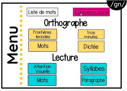 Son gn | Lecture et Écriture by Sharon Burgess Ortho | TPT