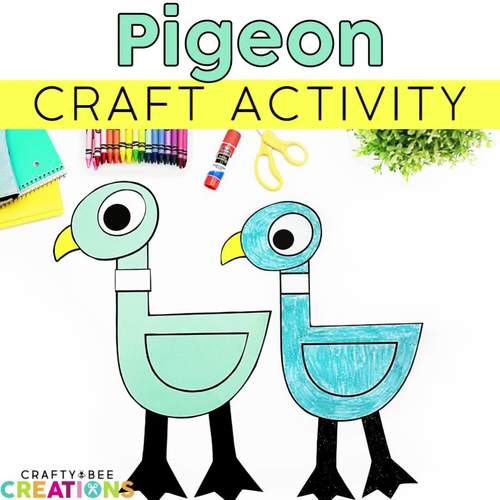 Pigeon Craft Activity | Back to School Activities | Bulletin Board Craft