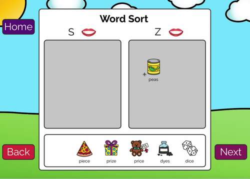 Final Consonant Devoicing Minimal Pairs Activities Z S Boom Card Silly ...