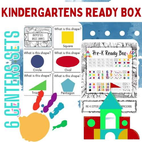 Preschool Centers - Kindergarten Ready Box - Flashcard Activities for ...