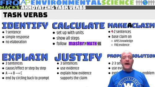 APES FRQ Annotation Strategies - UNIT 6 by curriculum by corlin | TPT