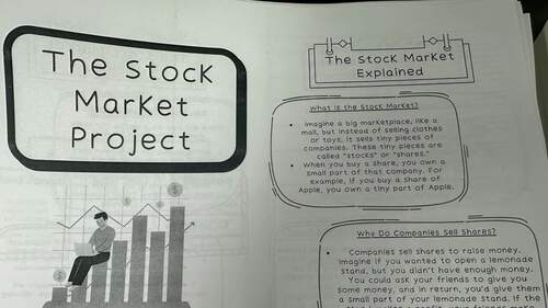 Stock Market Project Lesson for Kids - Middle School Math Classroom Lesson