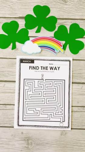 March Activity Packet - Fun Printables for St. Patrick's Day | TPT