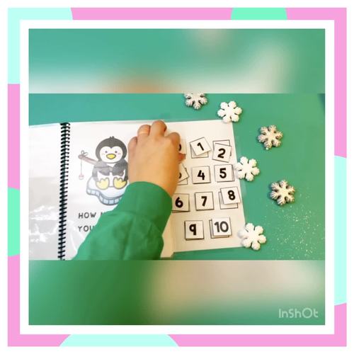 Winter Counting 1-10 Adapted book for Special Education by Ms Gs Abilities