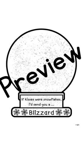 If Snowflakes Were Kisses - Valentine's Day Craft by Julez and Jaz