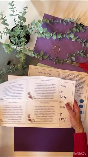 How to Pray the Rosary Flipbook by BXC Creations | TPT