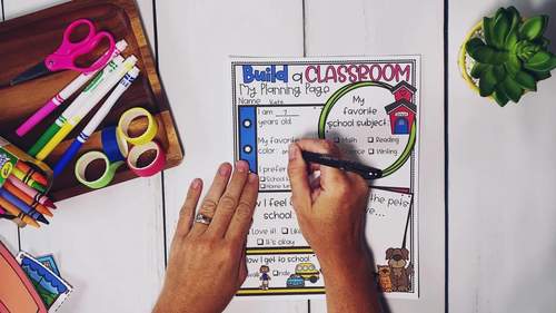 Get to Know You Activities - Back to School Glyph - 1st and 2nd grade